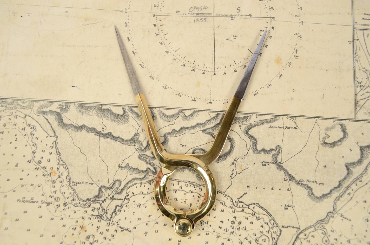 e-Shop/Antiquariato nautico/Cod. 5775 Compasso da marina