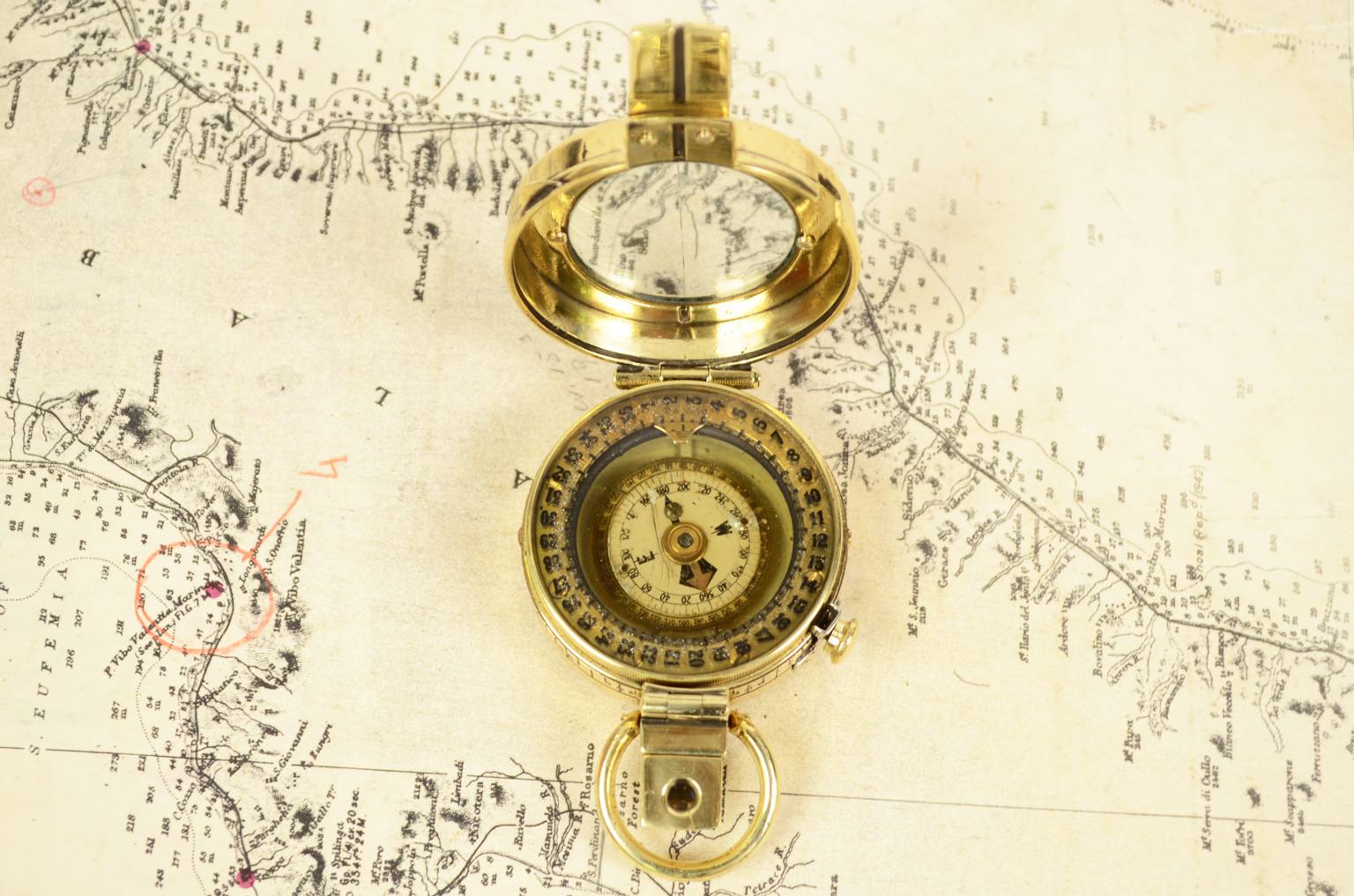 e-Shop/Bussole antiche/Cod. 6654 Bussola antica
